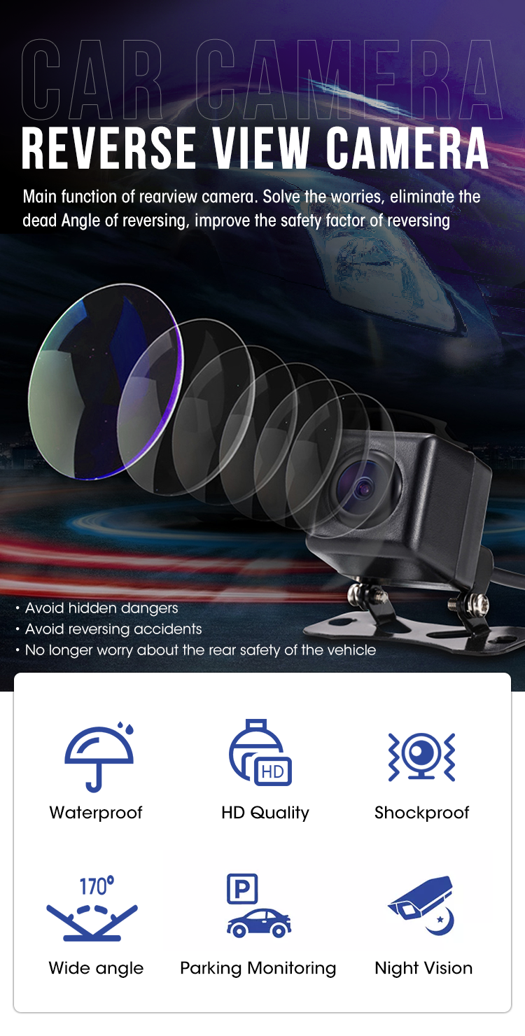 AHD Universal Shockproof HD Waterproof Backup Camera from China ...